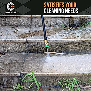 coyardor Pressure Washer Gun with Extension Wand & 5 Spray Nozzle Tips, M22-14mm & M22-15mm Fitting Replacement for Ryobi, Karcher, Powerstroke, Greenworks, Husky, Raptor Blast, Electric Power Washer
