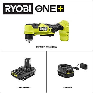 RYOBI 18V ONE+ HP Brushless Compact Right Angle Drill Kit - PSBRA02K