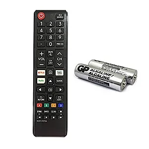 BN59-01315A Replacement for Samsung TV Remote Control (Non Universal) for Smart TV UN43RU710D UN43RU7200 UN50RU7100 UN50RU710D UN50RU7200 UN55RU7100 UN55RU710D UN55RU7200 with GP Alkaline 2 Batteries