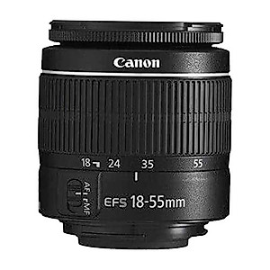 Canon EOS 2000D / Rebel T7 DSLR Camera w/EF-S 18-55mm F/3.5-5.6 Zoom Lens + 2pcs 64GB Memory + Case+ Tripod + Steady Grip Pod + Filters + Macro + 2X Lens + Remote + 2X Batteries + More (35pc Bundle)