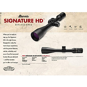 Burris Signature HD Hunting Rifle Scope with Premium Multi-Coated Glass, Matte Black, 2-10x40mm E3 MOA