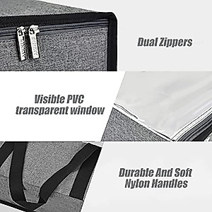 SINKIY Hat Storage for Baseball Caps - Hat Organizer with A Bottom Liner and Dust Proof Design, Storage Organizer Holds up to 25 Hats for Women and Men (Gray)