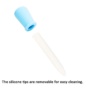 Benvo 8 Pack Liquid Dropper Silicone and Plastic Droppers Pipettes with Bulb Tip Eye Dropper 5ml for Gummy Bear Mold and Candy Molds Gelatin Maker, Oil Science, Crafts Projects (with Cleaning Brush)