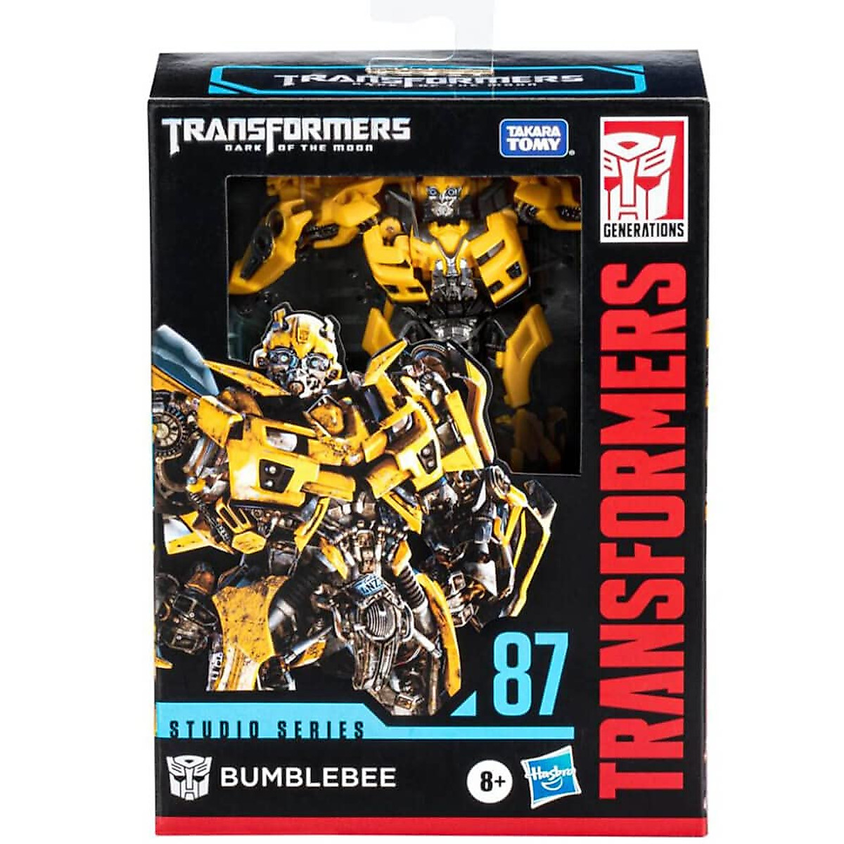 Transformers Toys Studio Series 87 Deluxe Class Dark of The Moon Bumblebee Action Figure - Ages 8 and Up, 4.5-inch, Multicolored