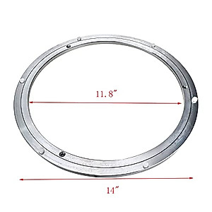Geesatis Table Turntable Accessories Metal Lazy Susan Hardware Rotating Turntable Bearing Round Swivel Plate, 14 inch， 1 Pcs