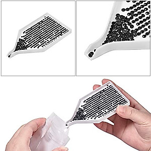 Benote Diamond Art Painting Storage Containers Large Bead Storage 100pcs Bags, Loose Leaf Binder Rings, Diamond Tray, Diamond Paint Accessories Tools