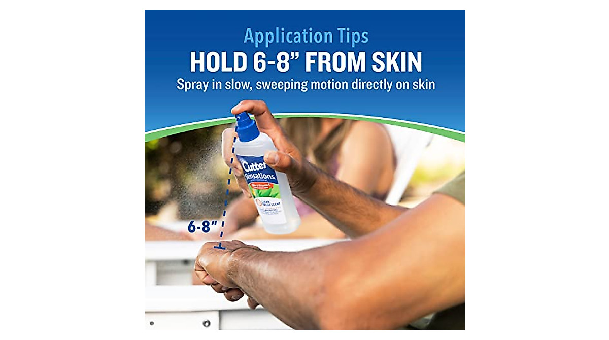 Cutter Skinsations: DEET Insect & Mosquito Repellent + Skin Benefits