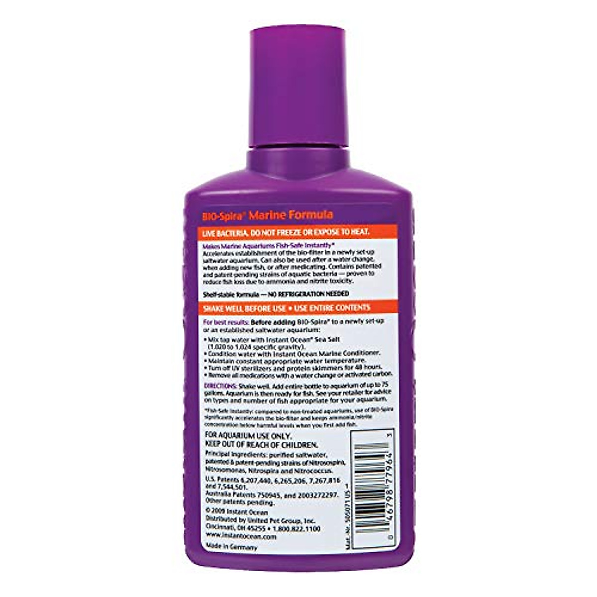 Instant Ocean BIO-Spira Water Treatment for Aquariums, 8.45-Ounce (46798779643)