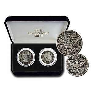 1892 Barber Two Coin Set 1892-1915 Not Graded