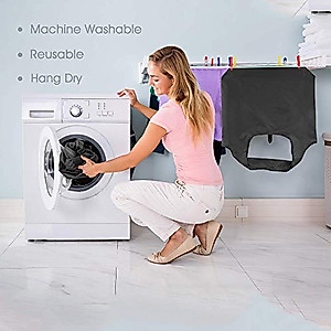 BeeGreen X-Large 10 Pack Black & Grey Reusable Shopping Bags with Storage Pouch & Elastic Band Reusable Grocery Bags Bulk Wholesale 50LBS Foldable Fabric Bags Machine Washable