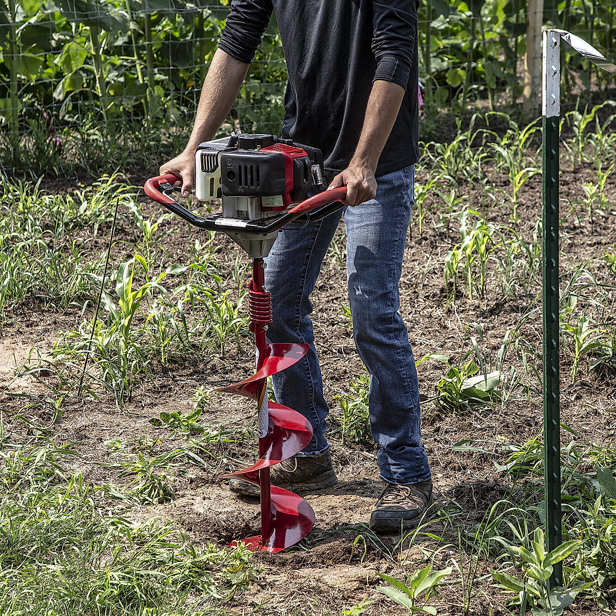 Earthquake EA10F 10-Inch Diameter 36-Inch Long Earth Auger with Fishtail Point and Flex Coil Shock Spring