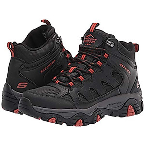 Skechers mens Hiking Boot, Black, 11.5 US