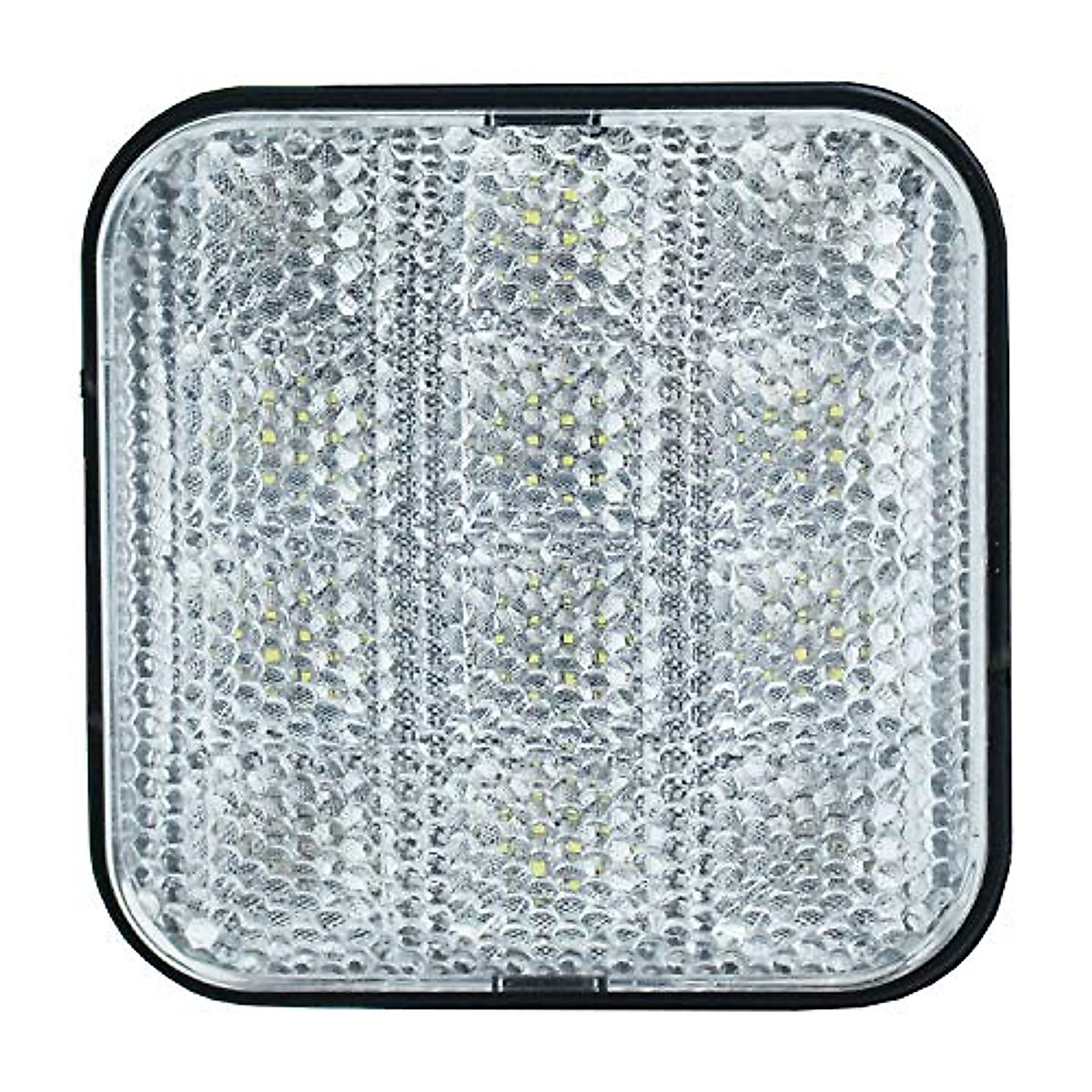 LFI Lights | Emergency Light | Black Housing | Two LED Adjustable Square Heads | Hardwired with Battery Backup | UL Listed | Contractor Standard | EL-2-B