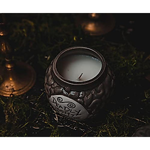 Disney The Nightmare Before Christmas Sally's Deadly Night Shade Jar Ceramic Candle | Jasmine Fragrance with 30-Hour Burn Time