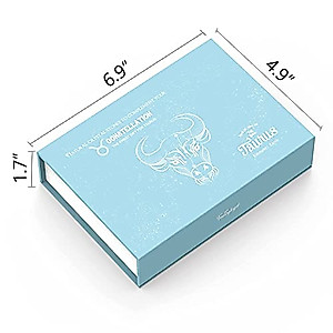 Taurus Zodiac Crystals, Spiritual Gifts for Women, Zodiac Sign Healing Stones Set, Mothers Day Birthday Ideas Gifts for Her Mom Sisters Friends, Healing Crystals Stress Relief Gifts