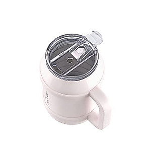 Reduce 50 oz Tumbler with Handle - Vacuum Insulated Stainless Steel Desk Mug with Sip-It-Your-Way Lid and Straw - Keeps Drinks Cold up to 36 Hours - Sweatproof, Dishwasher Safe, BPA Free - Pink Cotton