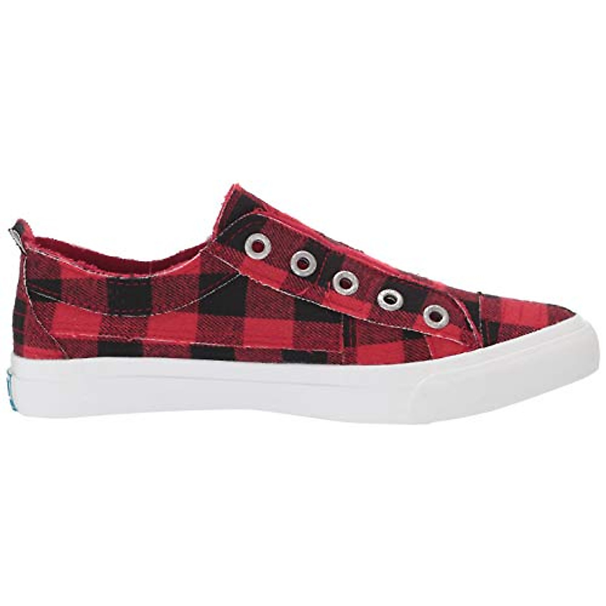 Blowfish Malibu womens Play Sneaker, Red Buffalo Check, 6 US