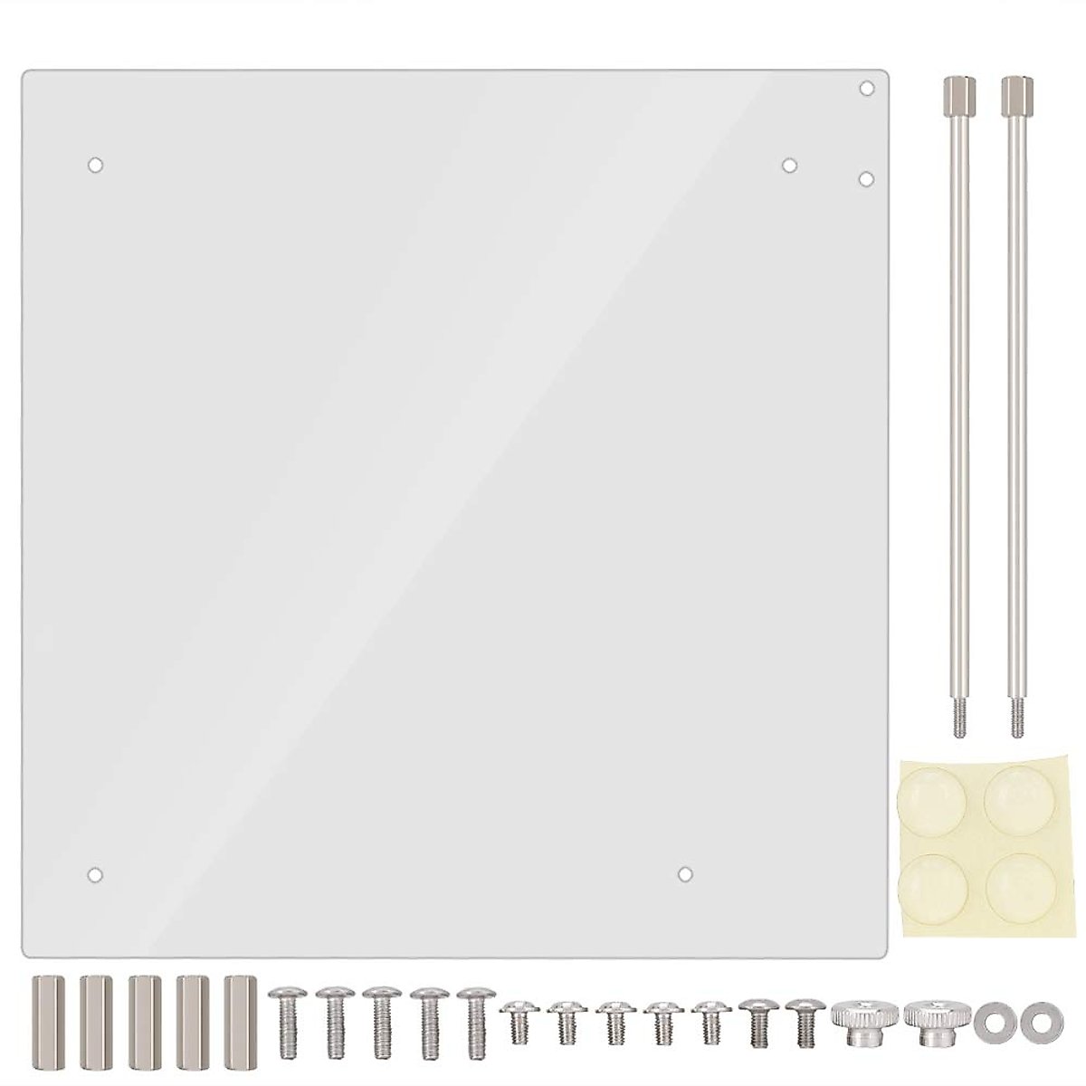 Acrylic Frame Open Transparent Fashion DIY Base Stand Suitable for ITX Motherboard,Overlock Computer Case Base Can accommodate high Performance PC