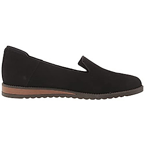 Dr. Scholl's Shoes Women's Jetset Loafer, Black Fabric, 8.5