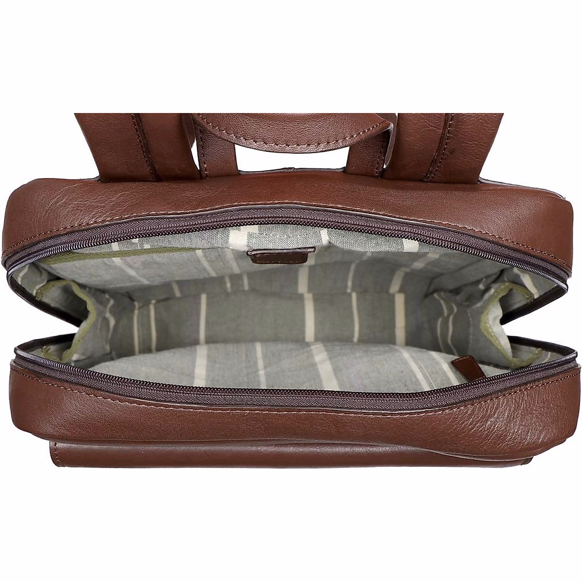 Hidesign Aiden Large Multi-functional Leather 17 Inch Laptop Backpack (Black)