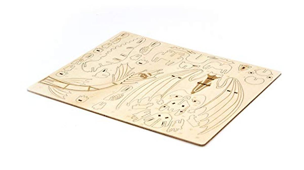 Build Your Own Toothless 3D Wooden Model Kit | DreamWorks Dragon Toy