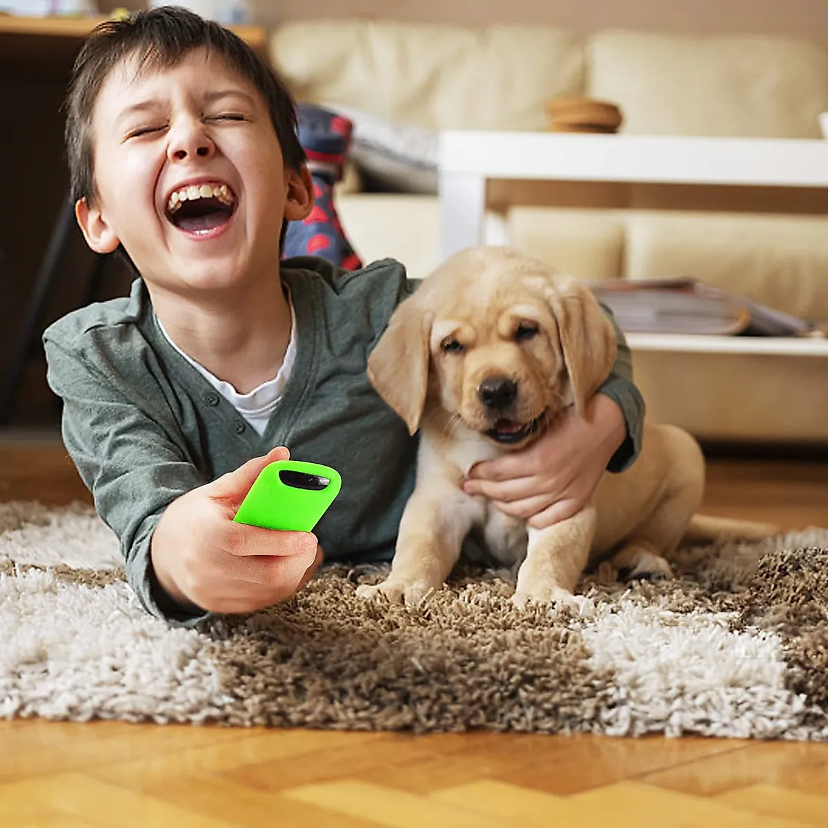 [3Pack] Roku Remote Cover Silicone Protective Sleeve Skin, Battery Cover for TCL Roku Smart TV Steaming Stick Remote, Controller Case Glow in The Dark (Green Blue Pink)