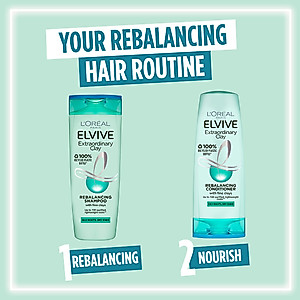 L'Oreal Paris Elvive Extraordinary Clay Re-Balancing Shampoo 400ml