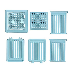 COOSKIN Barbecue Skewers Meat Skewer Tool 49 Hole Kebab Making Box BBQ Grill Beef Meat Slicer Kebab Brochette Maker Kit