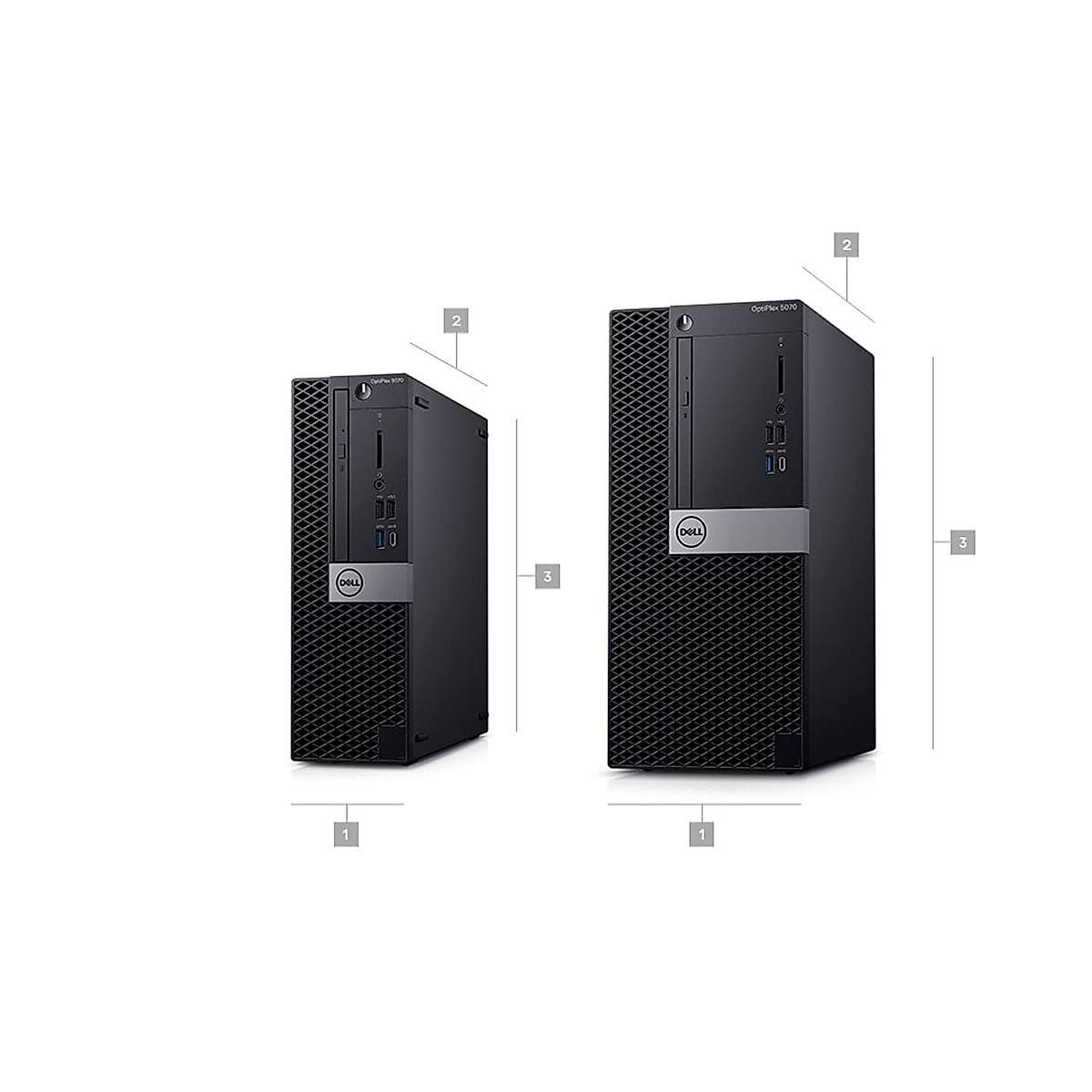 Dell OptiPlex 5070 Desktop Computer - Intel Core i5-9500 - 8GB RAM - 500GB HDD - Small Form Factor -Windows 10 Pro