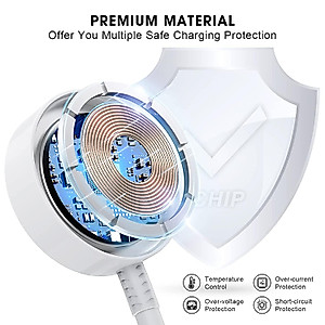 Short Watch Charger for Apple Watch Charger, USB A Short iWatch Charging Cable Short Cord Compatible with Apple Watch Series 9 8 7 6 SE 5 4 3 2 1，Ultra (1FT/0.3M)