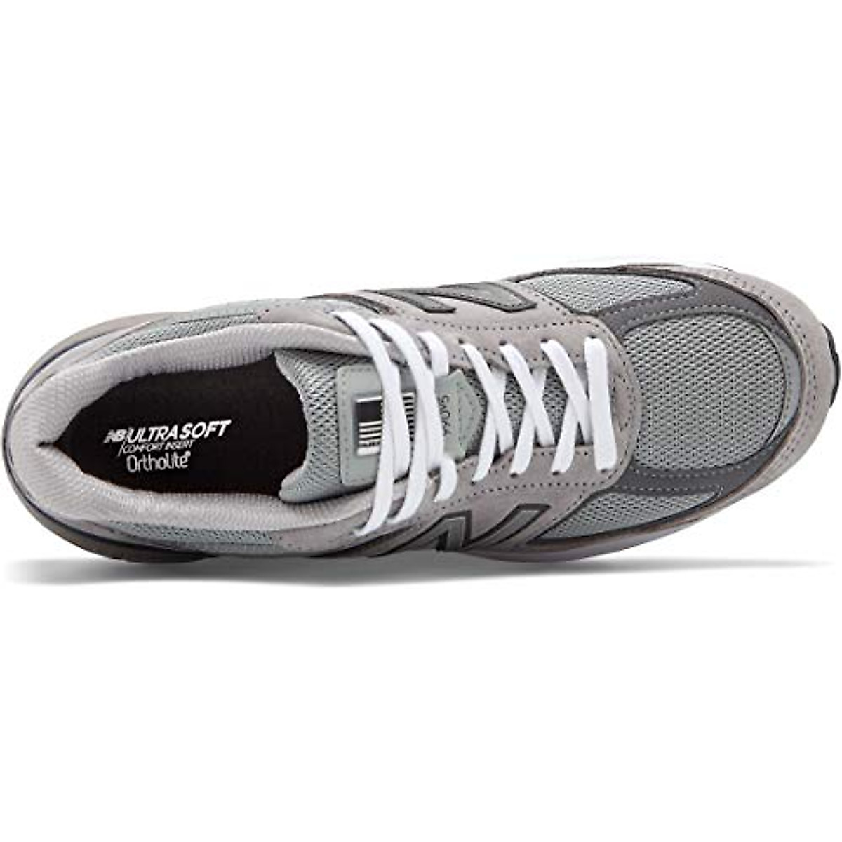 New Balance Men's Made in US 990 V5 Sneaker, Grey/Castlerock, 11