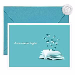 CRTURUNIQ Congratulations Card, Retirement Card Coworker Leaving New Job Promotion Gifts for women, Graduation Cards, Goodbye Good luck Gifts, Next Chapter