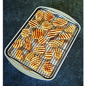 Nordic Ware 45027AMZ Oven Bacon Baking Tray, 17x12 in, Stainless Steel