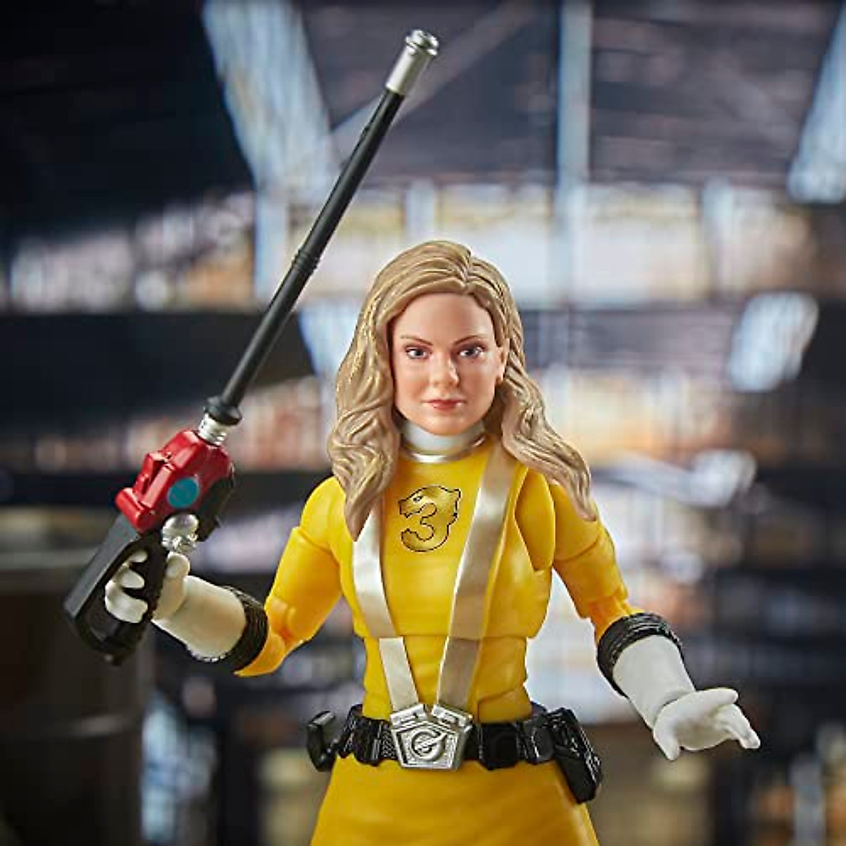 Power Rangers Lightning Collection RPM Yellow Ranger 6-Inch Premium Collectible Action Figure Toy with Accessories, Kids Ages 4 and Up