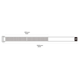 All Mountain Style AMS Hook & Loop Strap to Carry Essentials in case You Flat, Oraange
