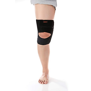 Aider Knee Brace Type 2 - Adjustable Compression Brace, Anti-Slip and Comfort Design, Super Strong Knee Brace for Sports, Arthritis, Joint Pain, Injury Recovery (Large Right)