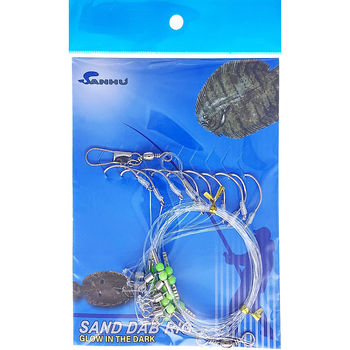 Sand Dab Rigs - #B - 10-Hook - Two Packs Item # 497