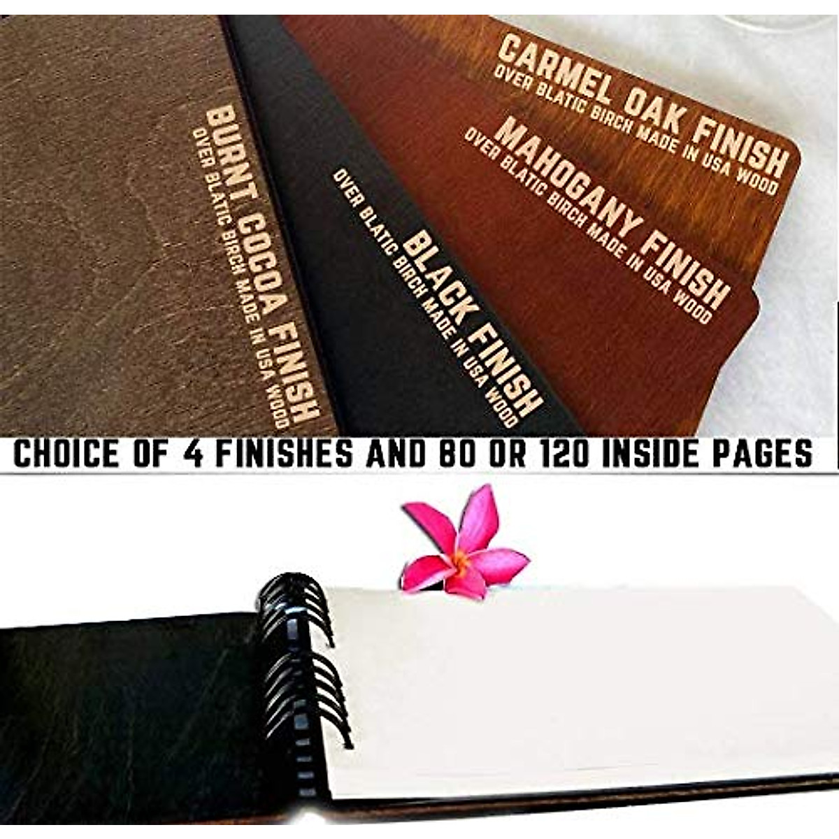 Wooden Guest Book Our Adventure Begins GuestBook Wedding Sign in Rustic Bride Groom Registry Album Customize Engraved (8.5"x7")