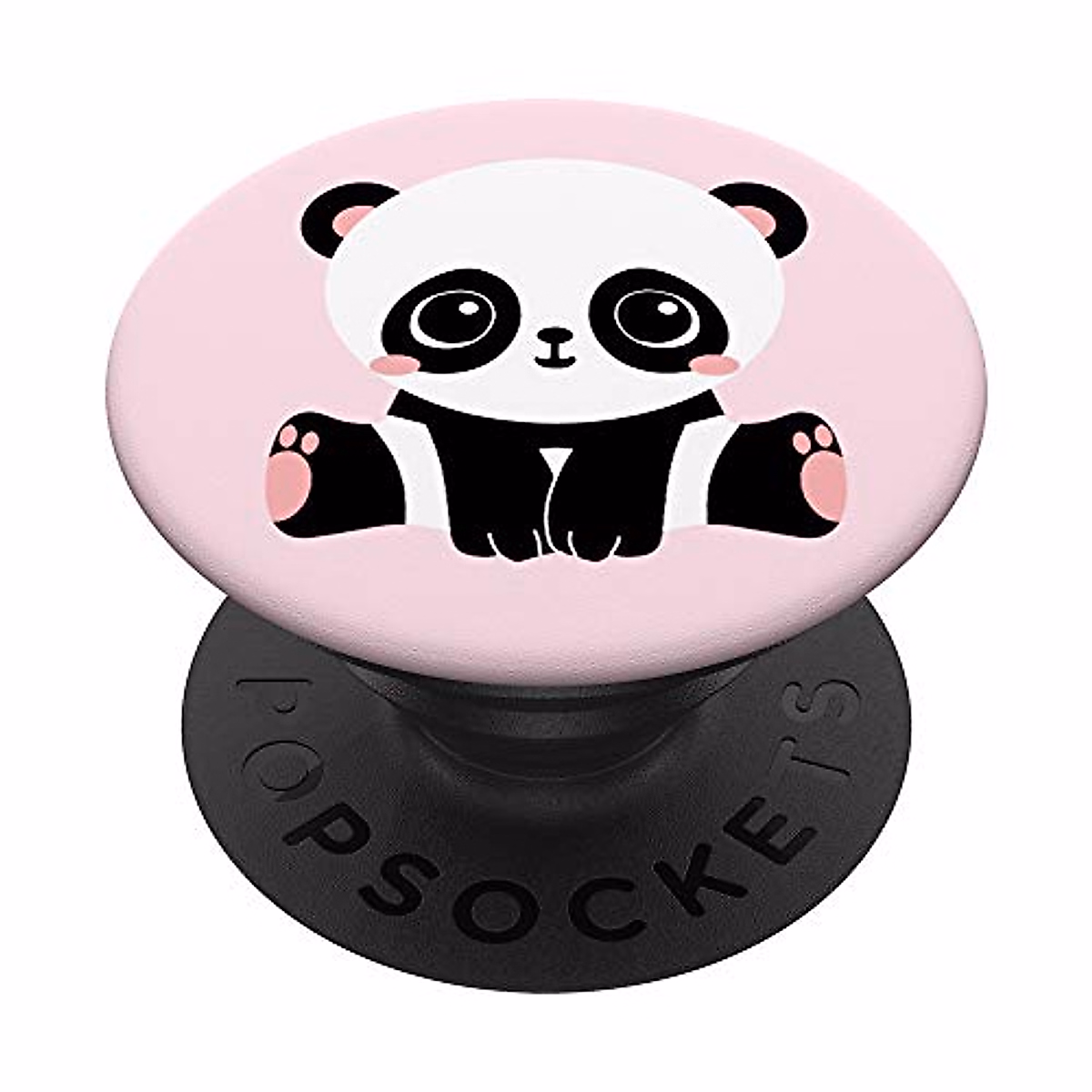 Cute Panda Cub Pink Pop Socket Love Adorable Animals PopSockets PopGrip: Swappable Grip for Phones & Tablets
