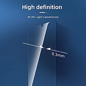 NEW'C 3 Pack Designed for Xiaomi Redmi Note 11 Pro, Redmi Note 11 Pro 5G, Anti-Scratch, Anti-Fingerprints, 9H Hardness, 0.33 mm Ultra Transparent, Ultra Resistant