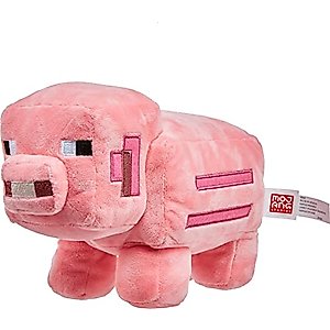 Mattel Minecraft Basic Plush Character Soft Dolls, Video Game-Inspired Collectible Toy Gifts for Kids & Fans Ages 3 Years Old & Up