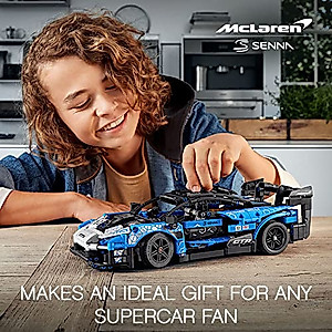 LEGO Technic McLaren Senna GTR 42123 Racing Sports Collectable Model Car Building Kit, Car Construction Toy, Gift Idea for Kids, Boys and Girls