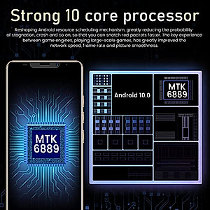 Unlocked Smartphone 5.5inch Cell Phone IP14 2+16GB HD Full Screen Straight Talk Phone Dual Sim Unlocked Android Phones Boost Mobile Phone (Roes Red)