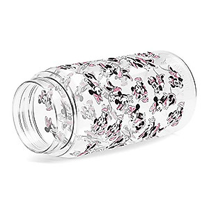 Simple Modern Disney Kids Water Bottle Plastic BPA-Free Tritan Cup with Leak Proof Straw Lid | Reusable and Durable for Toddlers, Boys, Girls | Summit Collection | 16oz, Minnie Mouse Retro