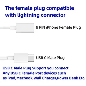 for Apple Pencil Charger,USB-C to Apple Pencil Adapter,3.3FT Apple Pen Charger Compatible with Apple Pencil 1st Generation,iPad 10th gen/Mini/Air/Pro 11/12.9 inch