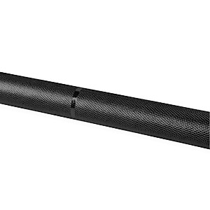 CAP Barbell 60” Standard Solid Threaded Bar, 1-Inch, Multiple Colors, Black