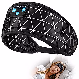 Perytong Sleep Headphones Bluetooth Headband, Wireless Sleeping Headphones Mask Earbuds for Side Sleepers Women Men Workout Running Insomnia Travel Yoga Cool Gadgets Unique Birthday Gifts