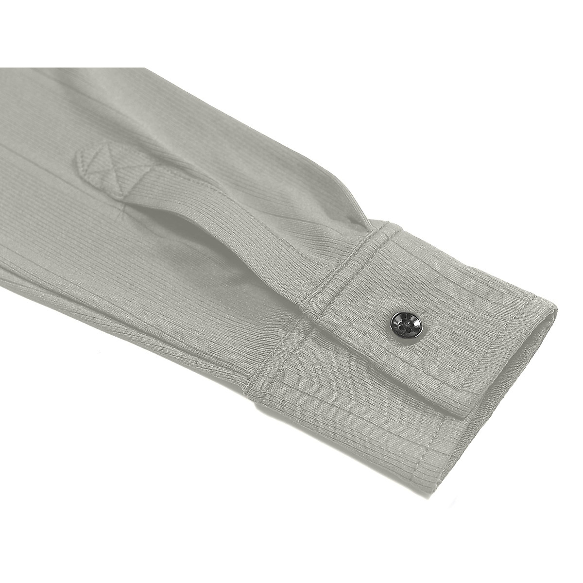 Little Donkey Andy Women's Ultra-Stretch Quick Dry Lightweight Golf Polo Shirts Long Sleeve Moisture Wicking Top UPF50+ Work Tennis Sports, Aqua Gray M