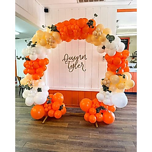 OOPAT DIY Little Cutie Balloon Garland Kit for Baby Shower Birthday Orange Citrus Themed Bridal Shower Party Backdrop Decoration(Orange)