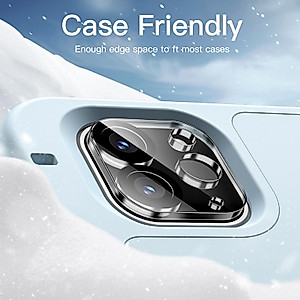 JETech Camera Lens Protector for iPad Pro 11-Inch/12.9-Inch (2022/2021/2020 Release), 9H Anti-Scratch HD Clear Tempered Glass, Full Coverage, Easy Installation, 3-Pack